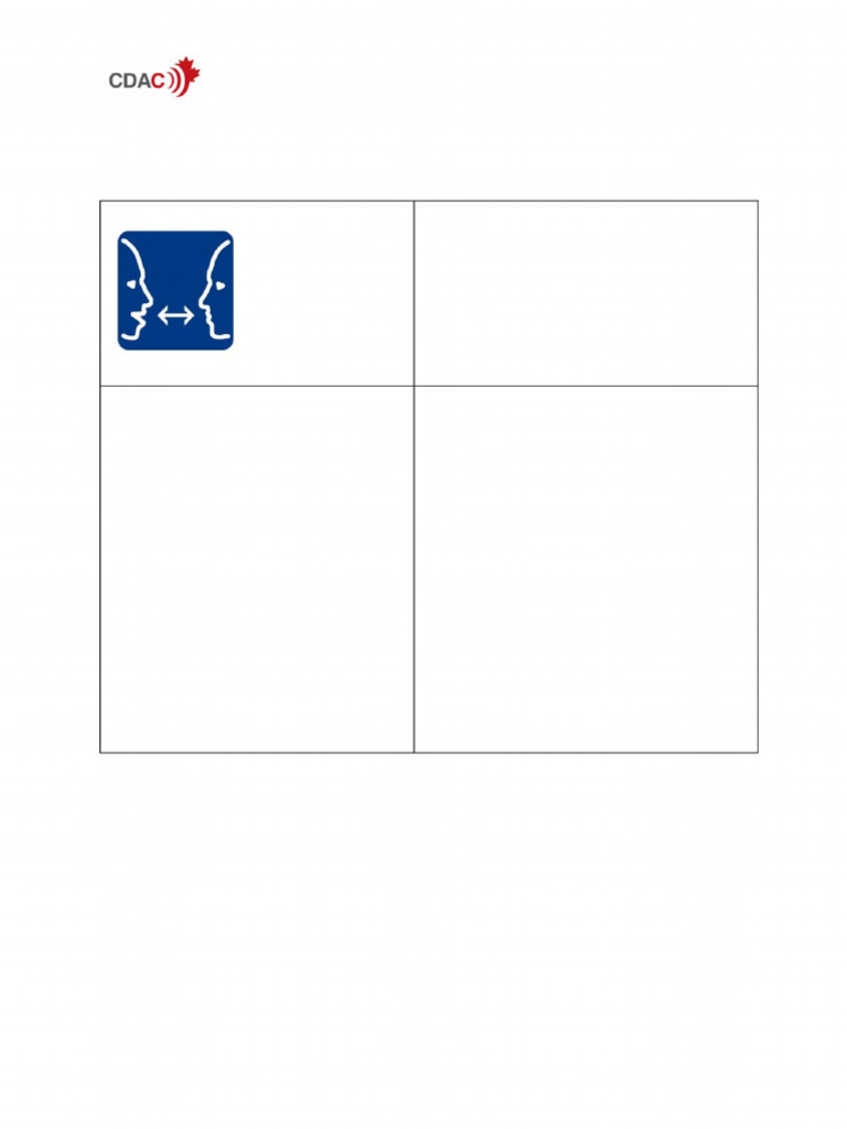 Communication Instruction Card Sample For A Hospital Stay | PDF