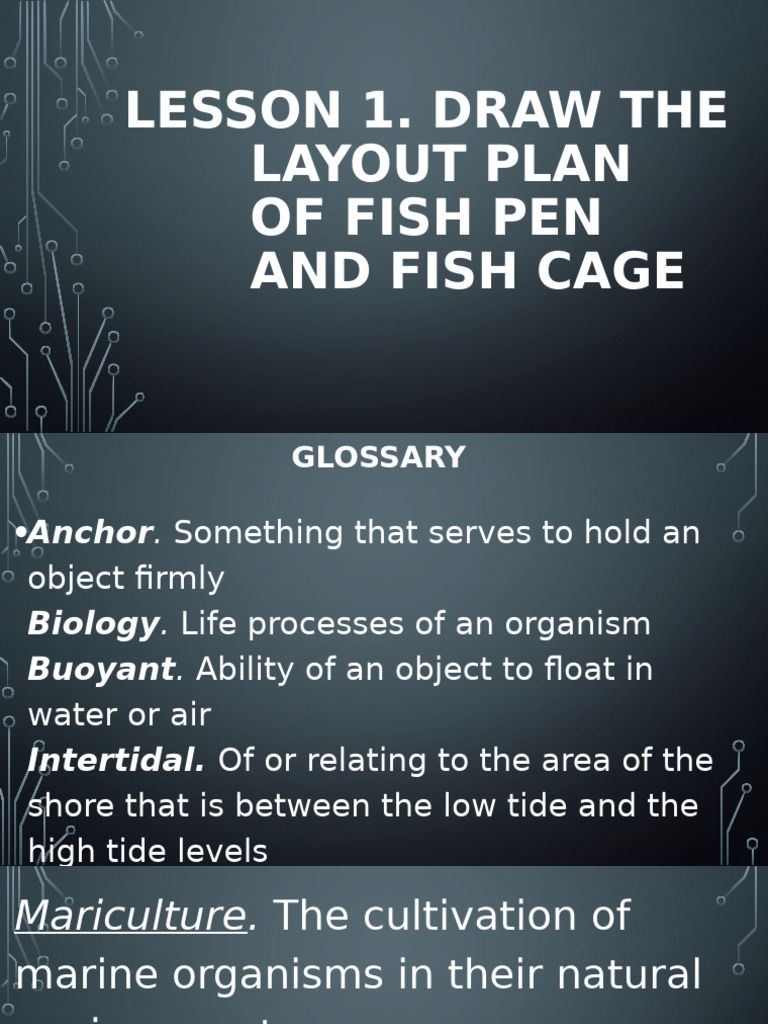 Fish Pen and Cage Layout Guide | PDF | Aquaculture | Water