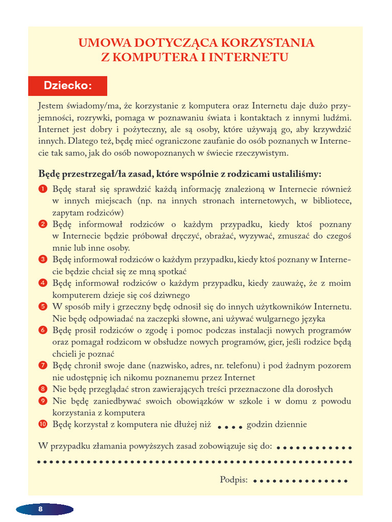 Komputer I Internet W Domu | PDF