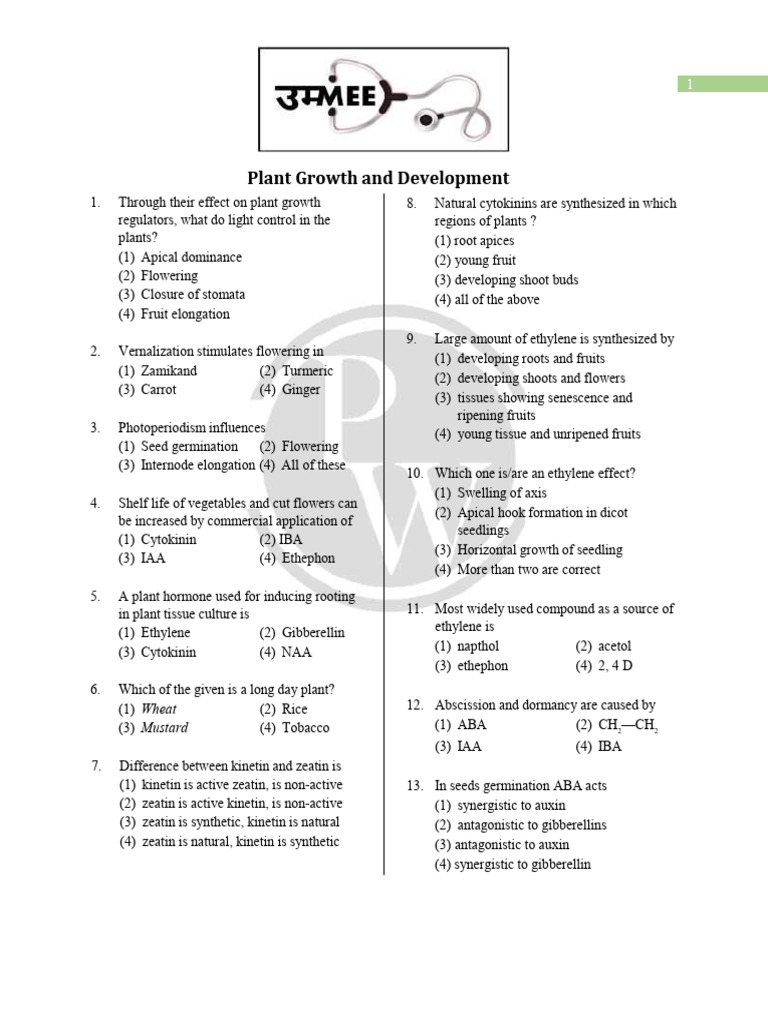 Auxin Effects on Plant Growth Dynamics | PDF | Plant Hormone | Auxin