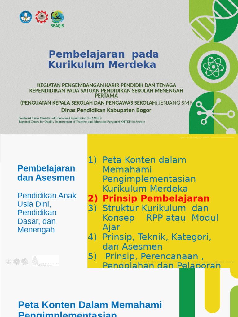 Pembelajaran Pada Kurikulum Merdeka SD (1) | PDF