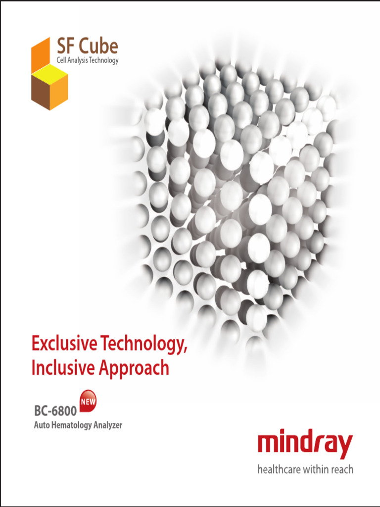 BC 6800 Features Specifications | PDF | Medical Specialties | Tissue ...