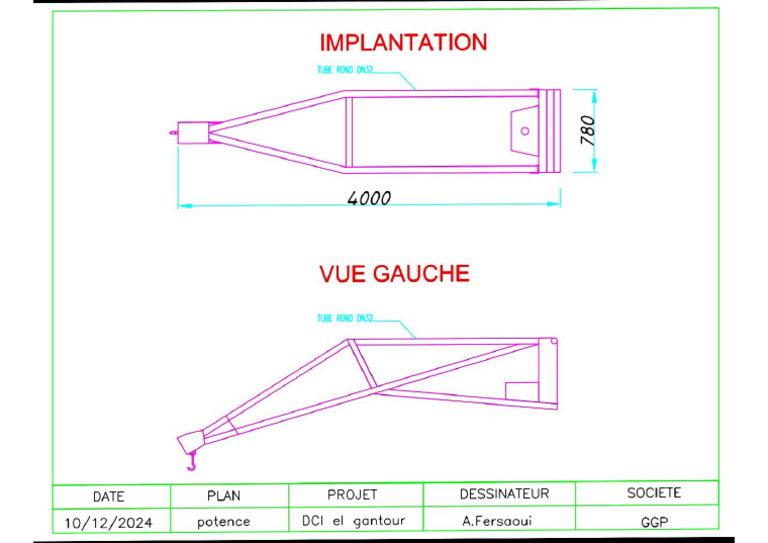 Potence Extension Maniteau | PDF