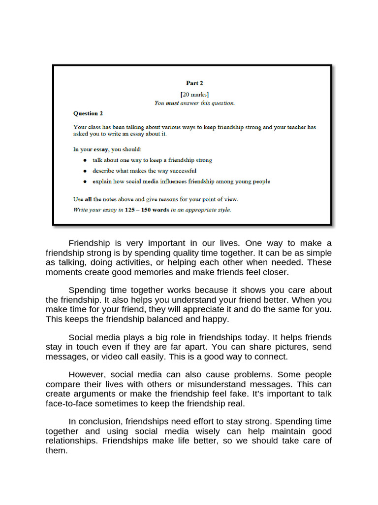 STRONG FRIENDSHIP | PDF