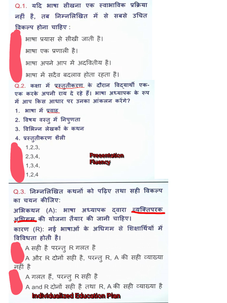 Hindi Pedagogy Practice | PDF