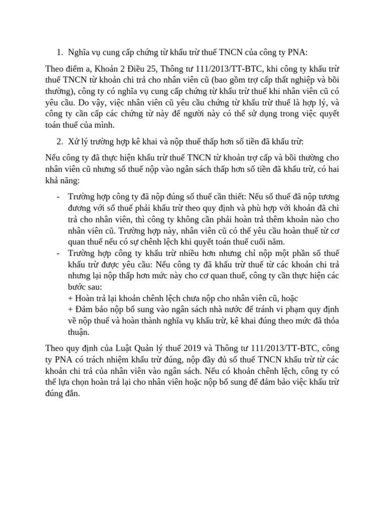 Tư vấn công ty PNA | PDF