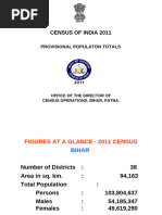 Bihar Population Estimates for 2025 | PDF | South Asia
