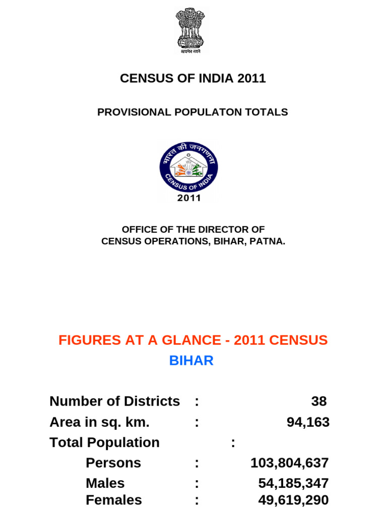 Census 2011 Release | PDF