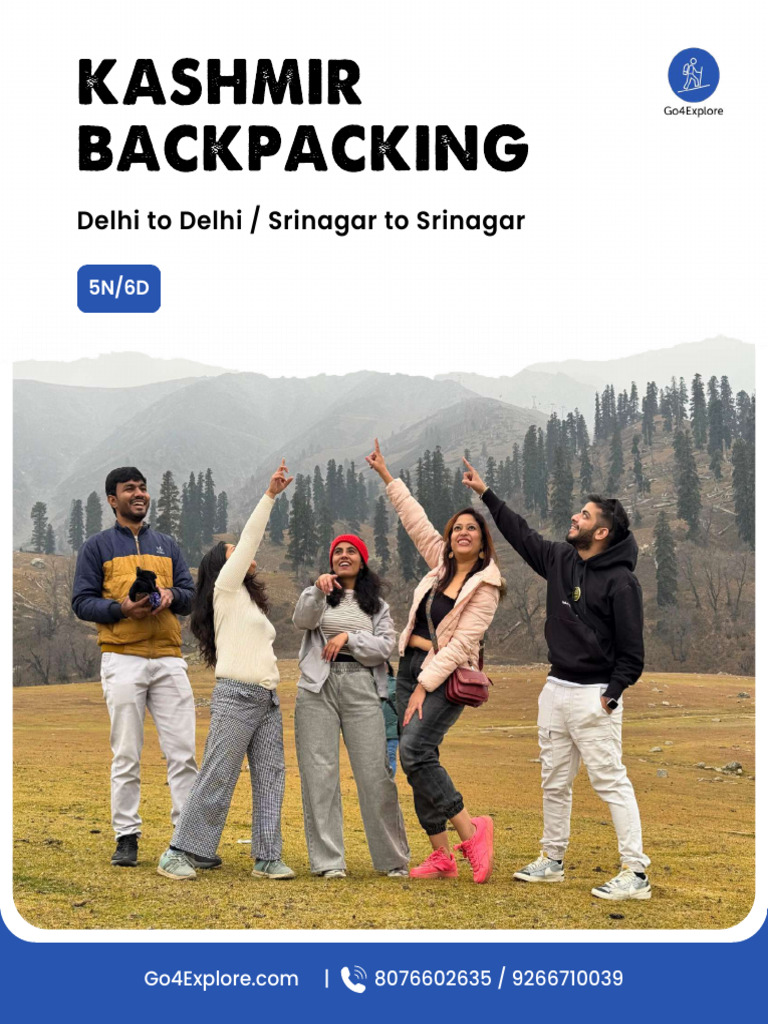 Kashmir Backpacking - Trip Itinerary - Go4Explore | PDF