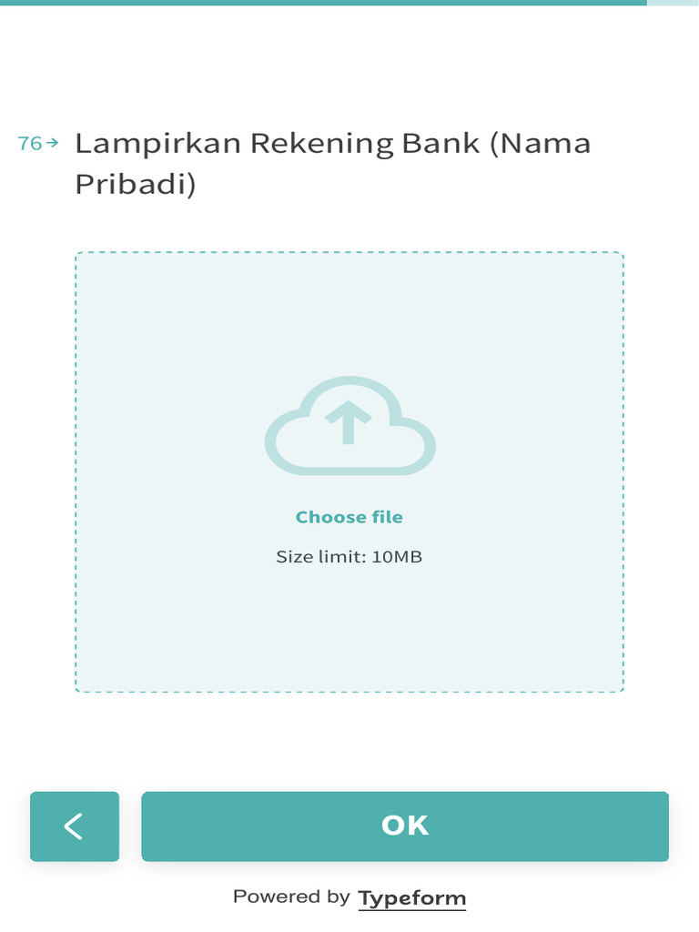 Upload Personal Bank Statement | PDF