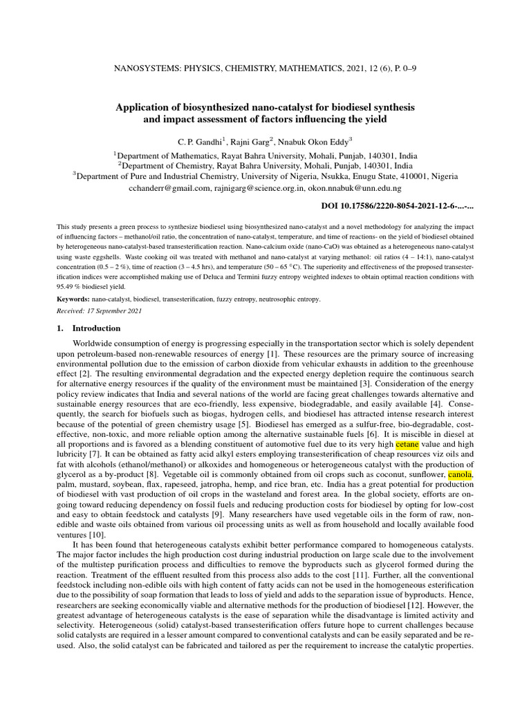Biodiesel Pdf Biodiesel Vegetable Oil