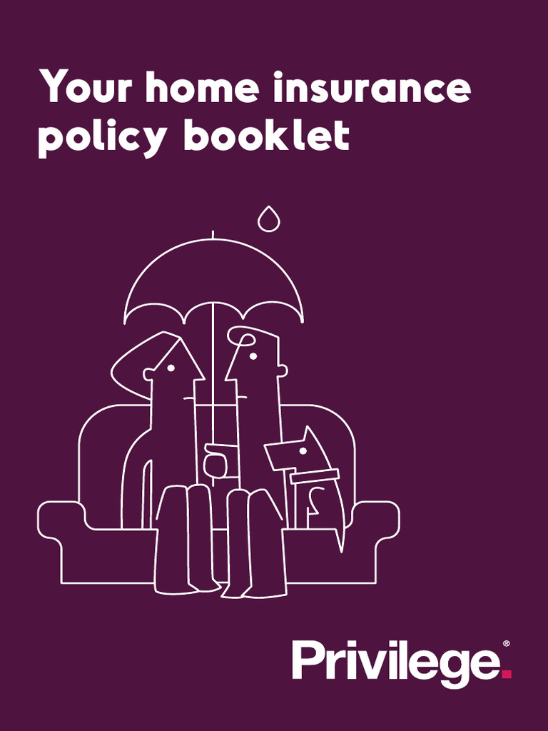 Policy Booklet 0424 | PDF | Home Insurance | Insurance