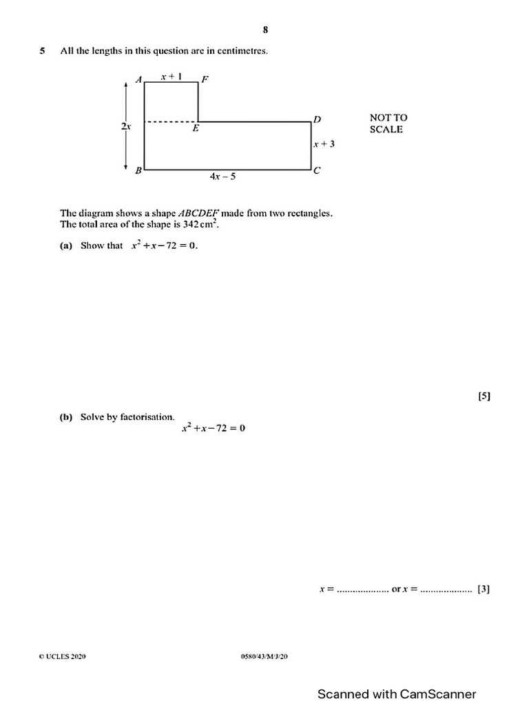 Quadratics Equations Problem Solving | PDF