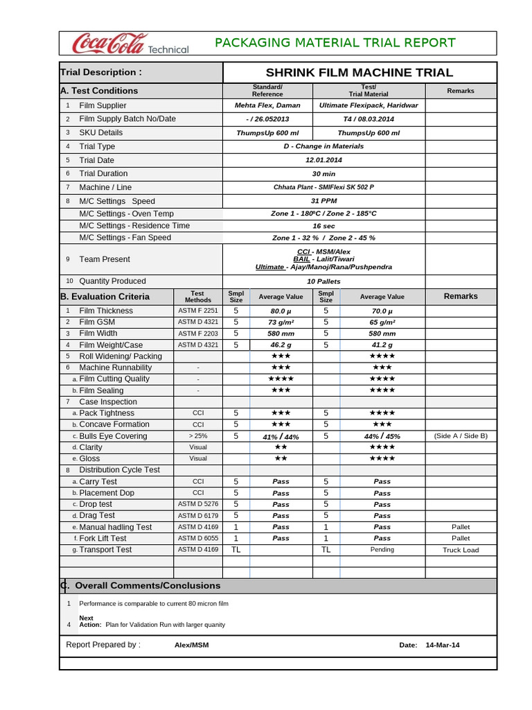 Sample Label Trail Report (Plasto CSD) | PDF | Pallet