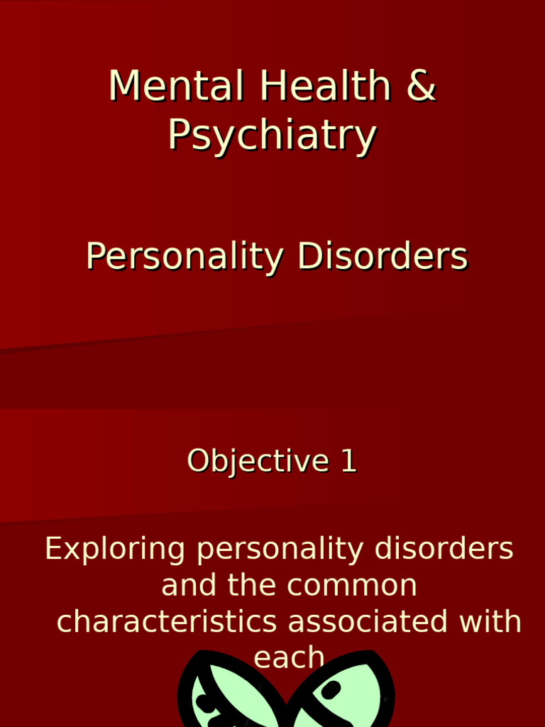 Unit - Personality Disorder | PDF | Personality Disorder | Mental Disorder