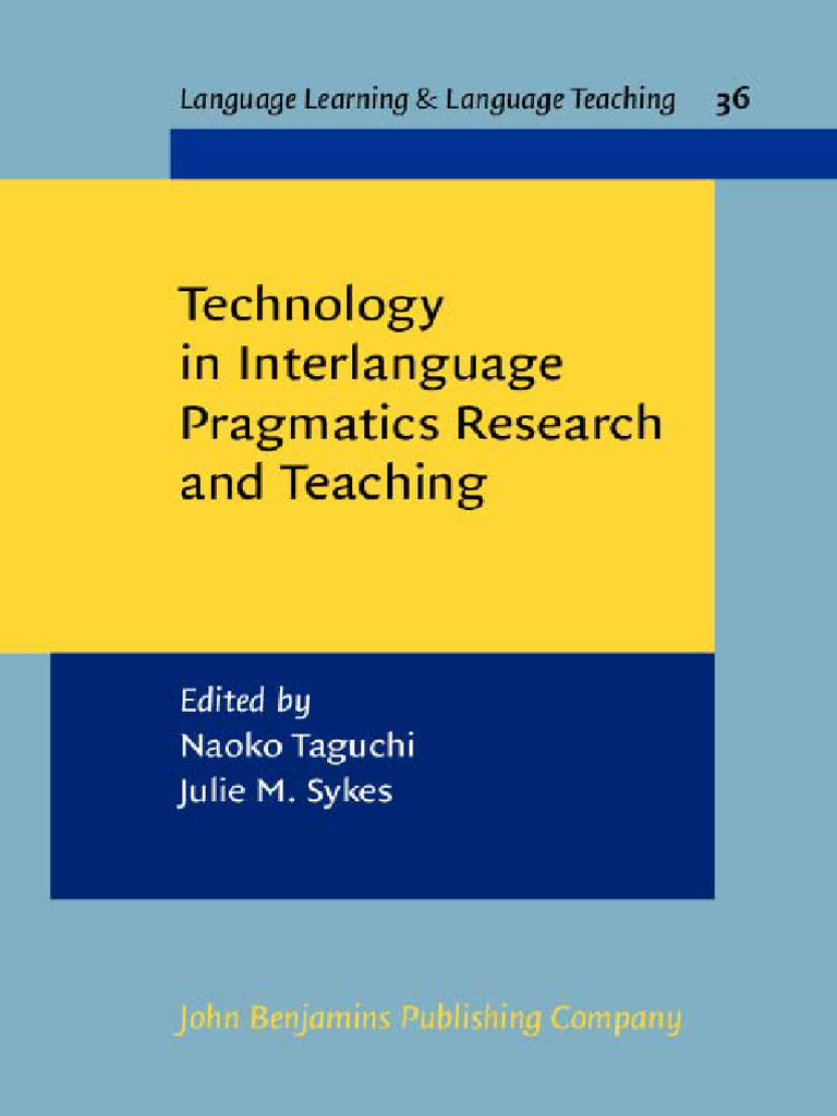 Technology in Interlanguage Pragmatics Res | PDF | Fluency | Second Language Acquisition