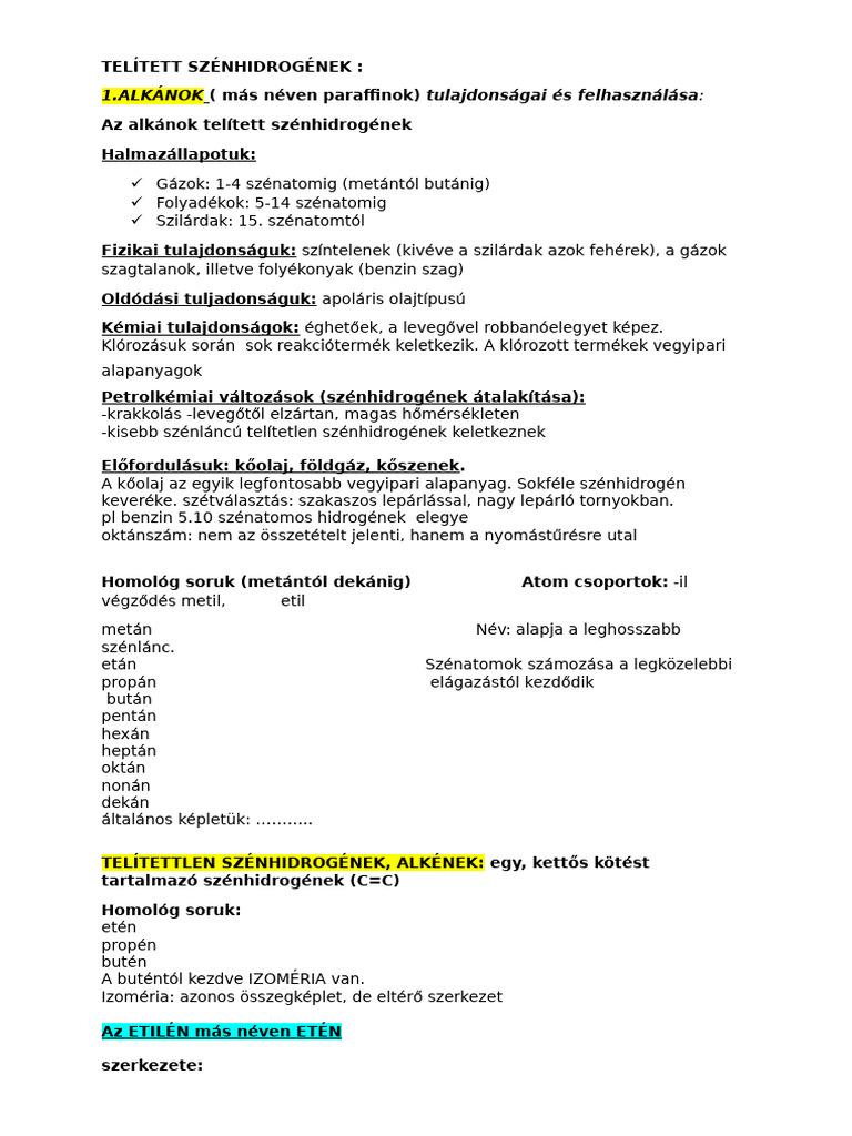 ALKÁNOK | PDF