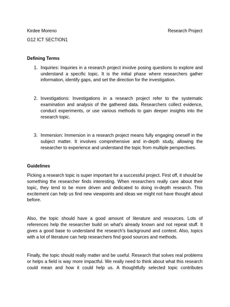 Moreno Assign1 3RDQ RP | PDF