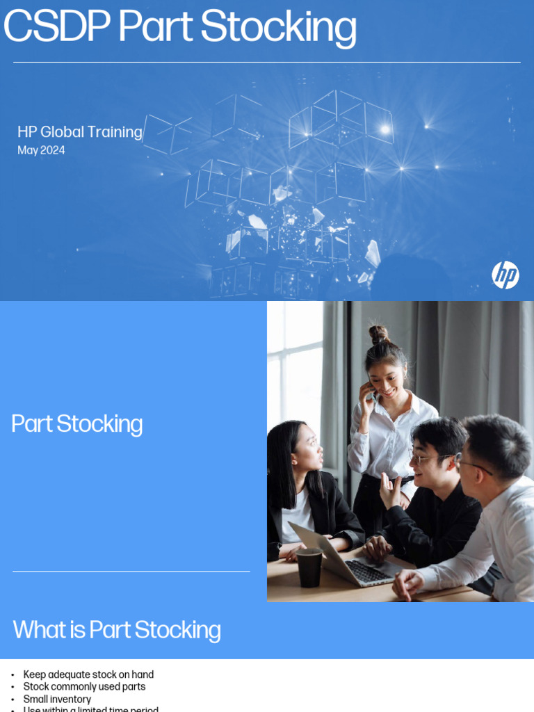 CSDP_Stocking_Training | PDF | Computing