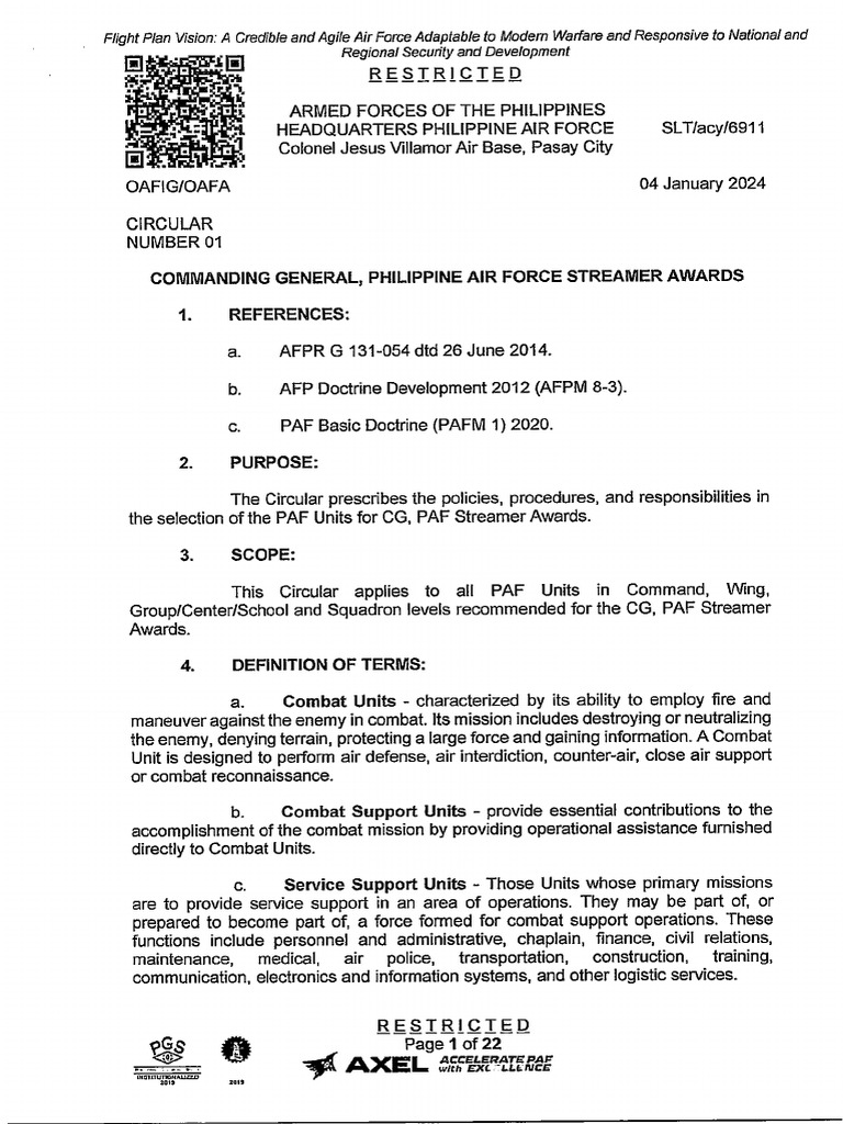 Cir 01 HPAF DTD 04 Jan 2024 | PDF