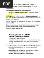 Multilevel Speaking Mock Tests Overview | PDF | Communication | Human ...