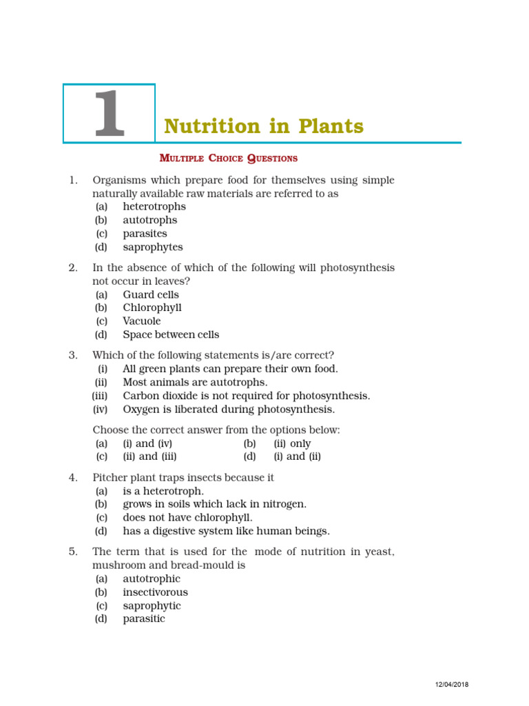 NCERT Exemplar Science Class 7 | PDF | Digestion | Silk