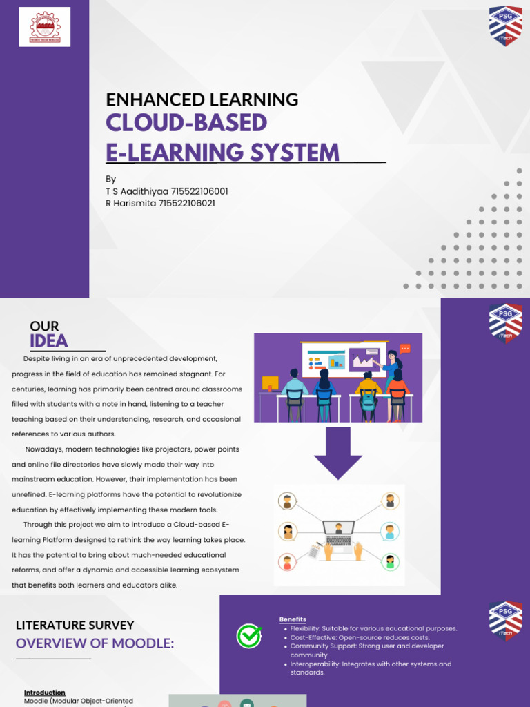 Cloud Based E Learning Platform Pdf Educational Technology Cloud
