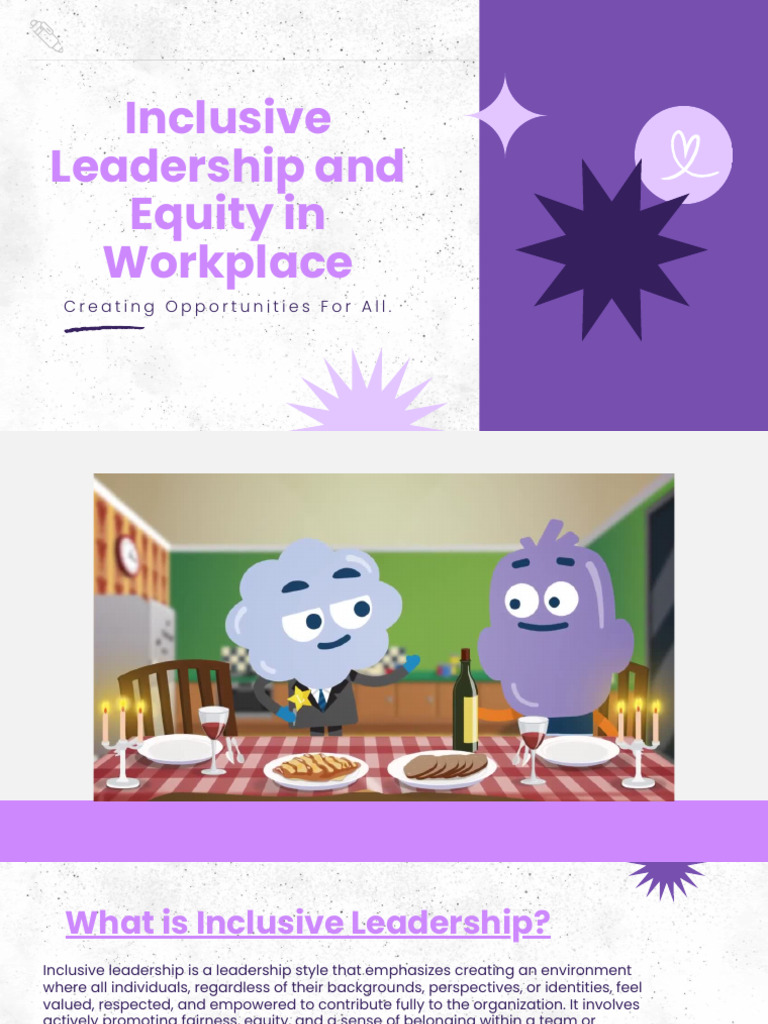 Inclusive Leadership for Workplace Equity | PDF | Leadership | Bias