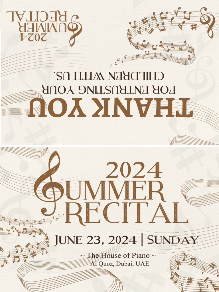 Invitation Recital | PDF