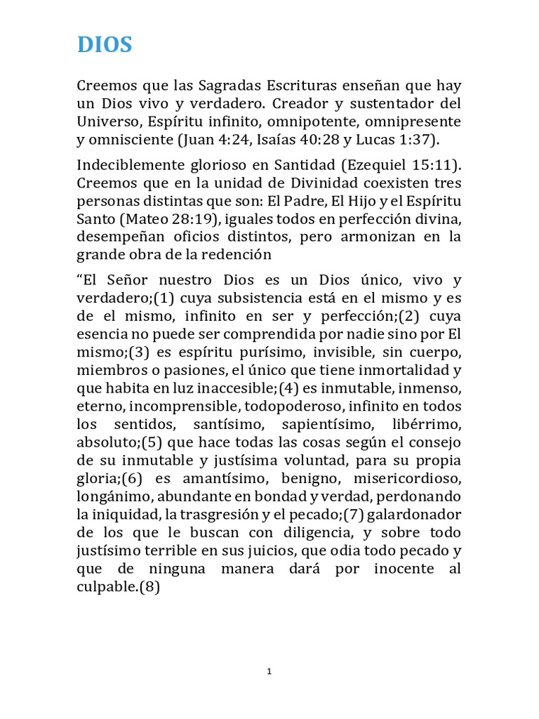 DIOS | PDF | Dios | Pecado