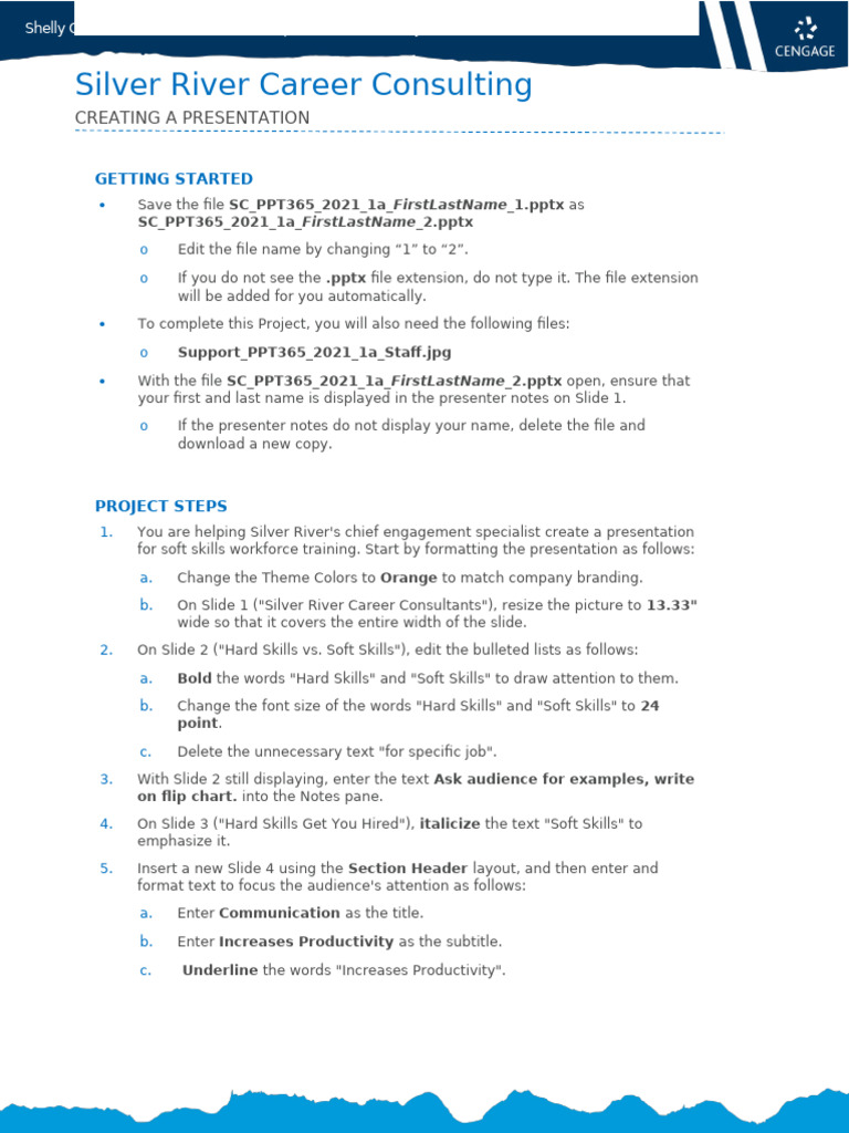 PowerPoint 365 SAM Project 1a Guide | PDF | Page Layout | Microsoft ...