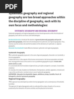 Population Geography Notes | PDF | Geography | Demography