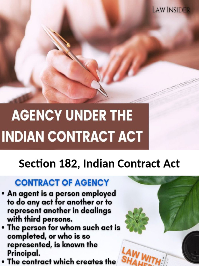Understanding Agency in Indian Law | PDF | Law Of Agency | Ratification
