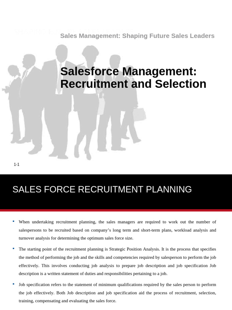 Determining Sales Force Size Strategies | PDF | Sales | Recruitment