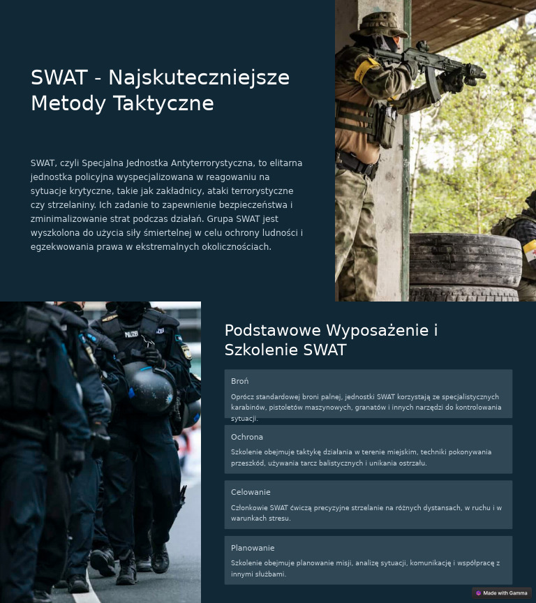 SWAT Najskuteczniejsze Metody Taktyczne | PDF