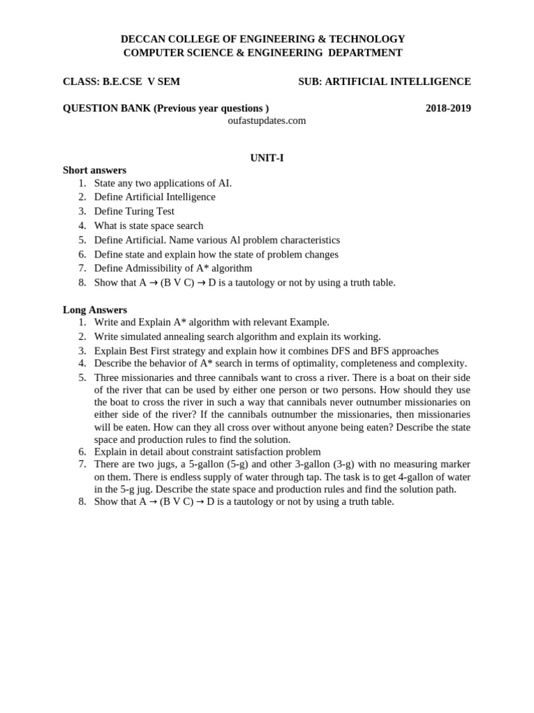 aiquestionbank | PDF | Parsing | Logic