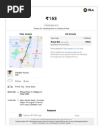 OlaCabs Invoice | PDF | Invoice | Payments