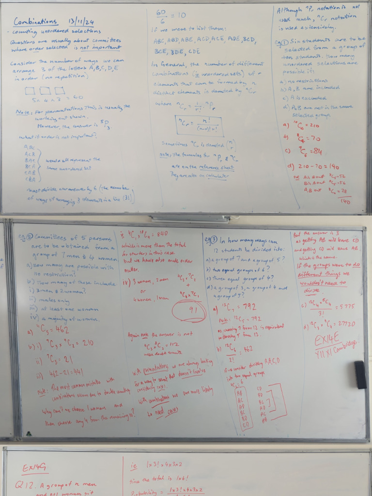 Y11 Boardwork | PDF