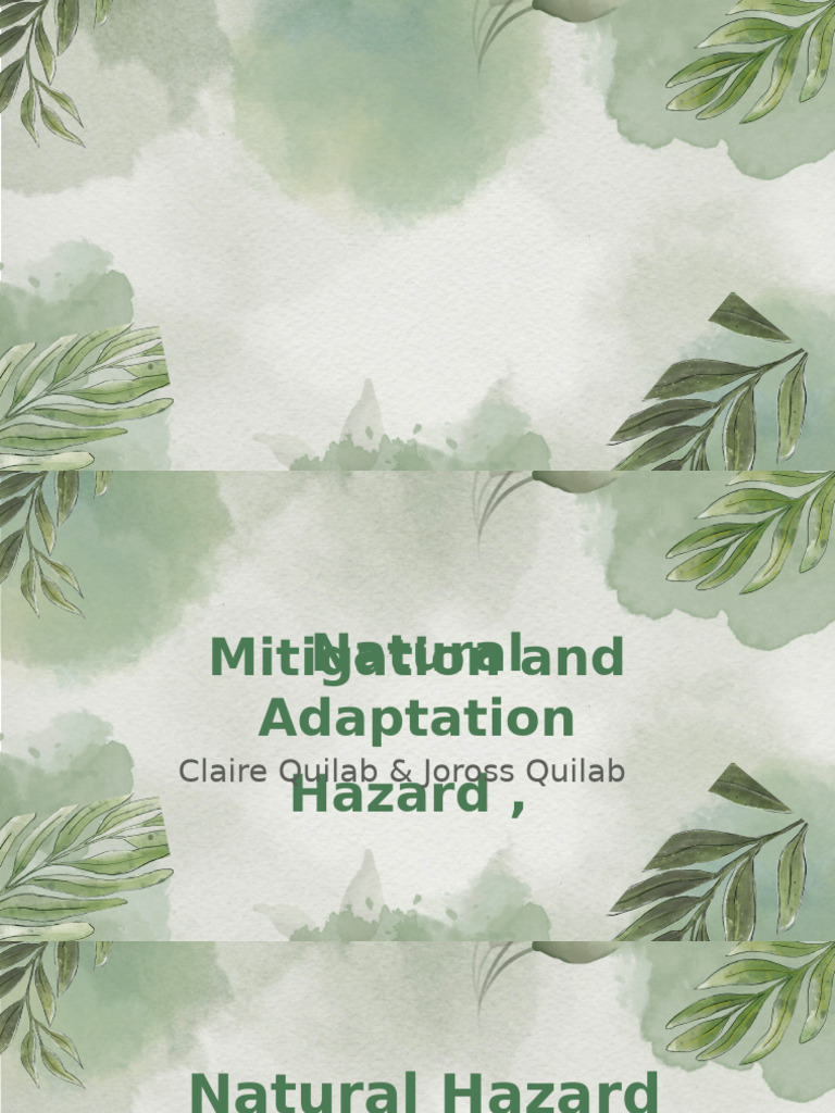 Understanding Natural Hazards and Risks | PDF | Tropical Cyclones | Volcano