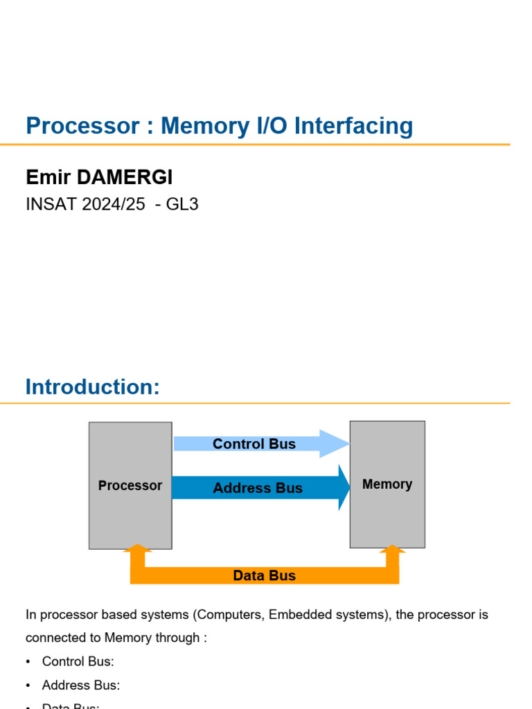 Chap01 Proc Mem Io Interfacing | PDF | Computing | Computer Architecture