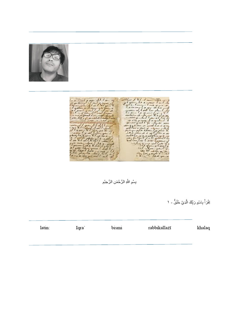 Mushaf Utsmani Tulisan Sebagai Sains-Teknologi & Pengetahuan. | PDF