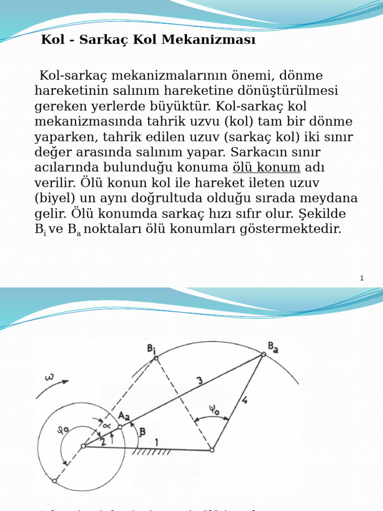 MEKANIZMALAR 11.Hafta yedekkkkk | PDF