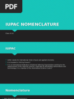 IUPAC Nomenclature Guide for Class 11 | PDF