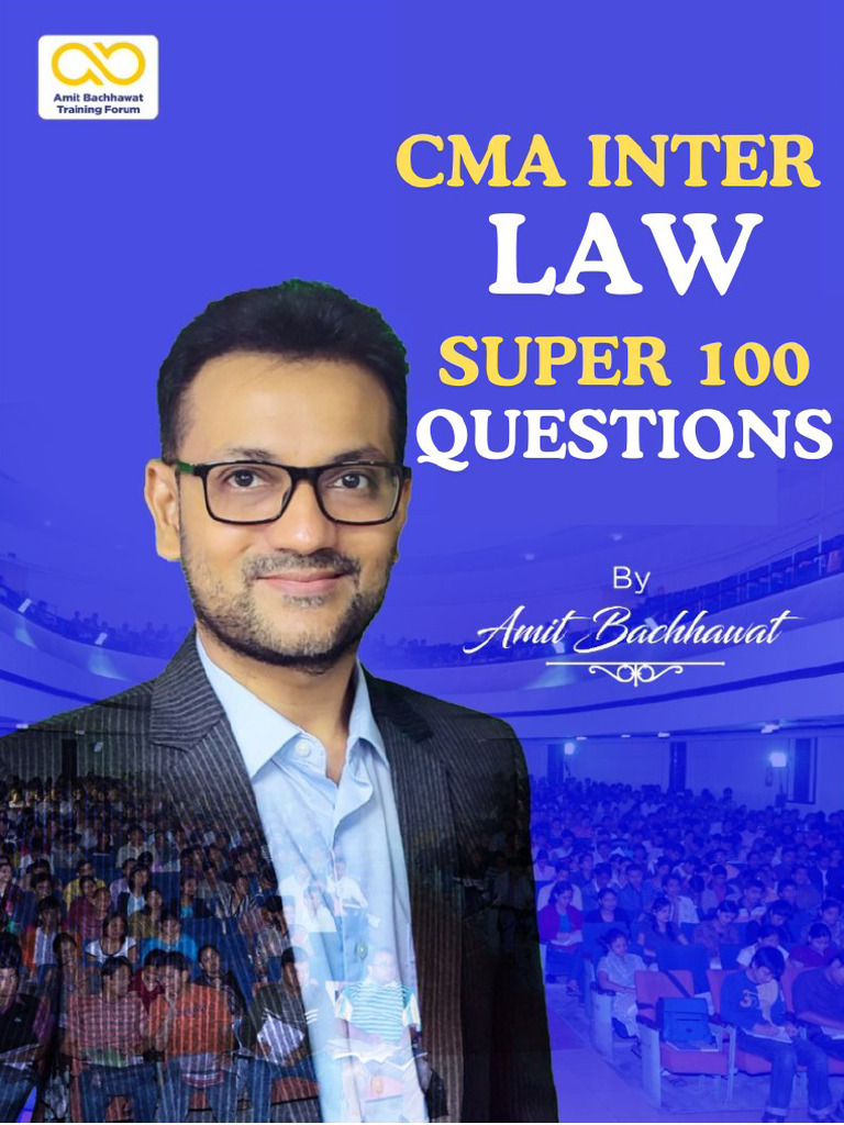 Cma Inter Law Questions | PDF | Employment | Fine (Penalty)
