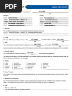 HDB Room Rental Agreement Template | PDF