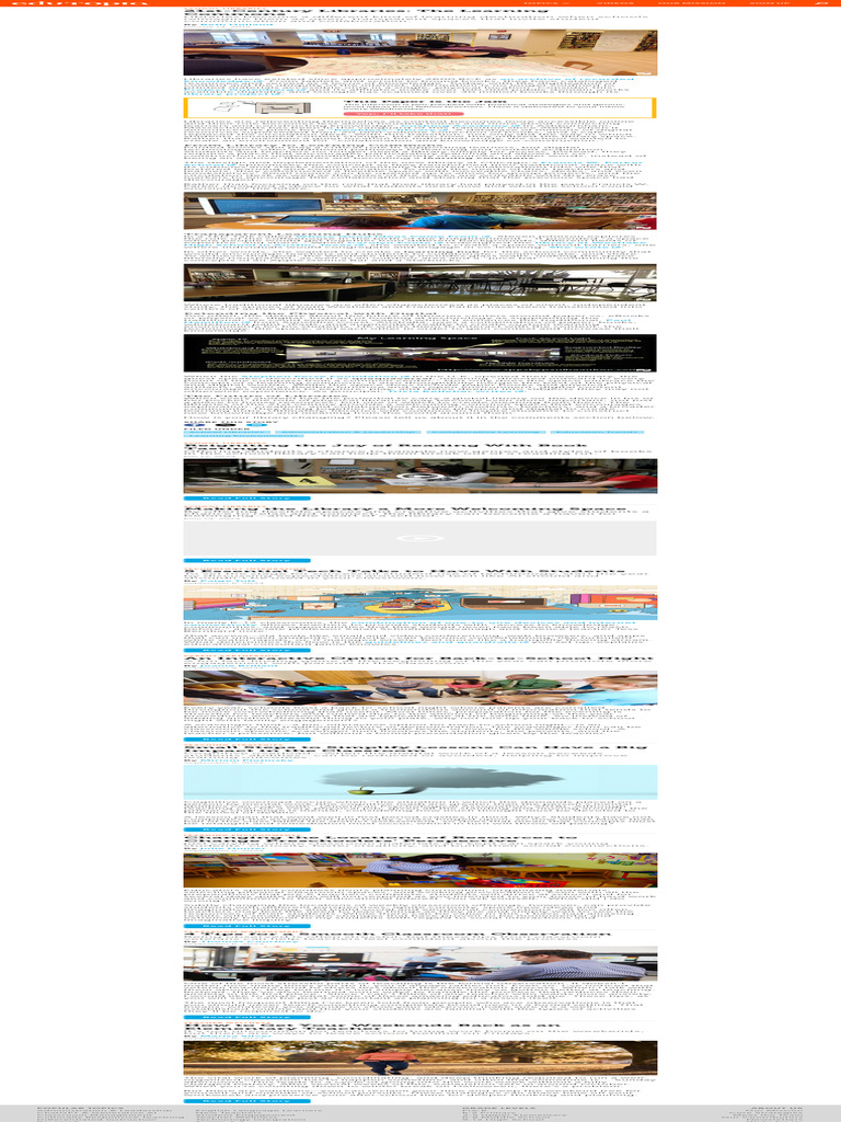 21st-Century Libraries: The Learning Commons - Edutopia | PDF ...