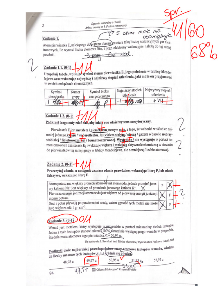 Arkusz 5 Zestaw 4 Kaznowski | PDF