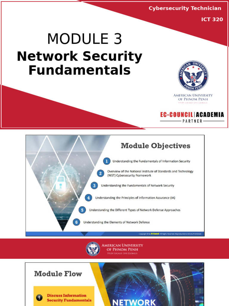 Module III Network Security Fundamentals | PDF