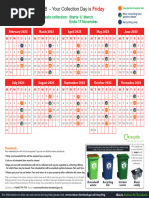 Bin Collection Calendar - North Lanarkshire Council | PDF | Pollution ...
