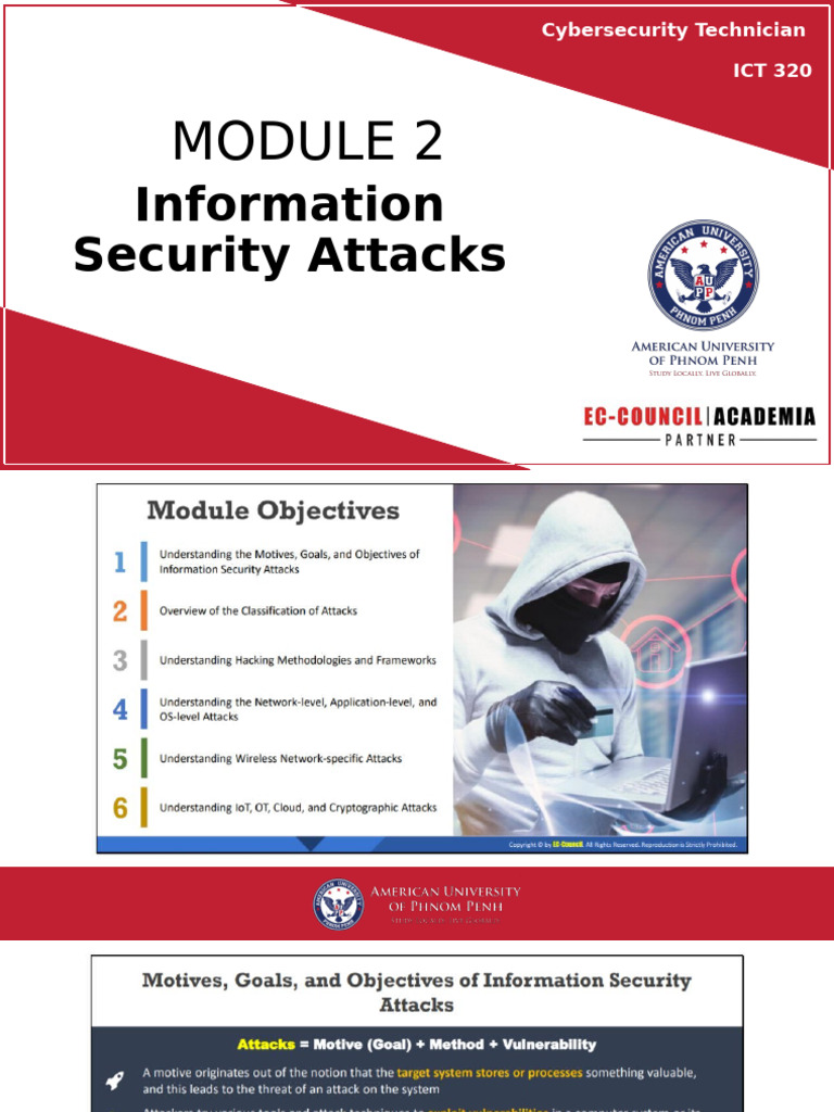 Module II Information Security Attacks (Stu) | PDF
